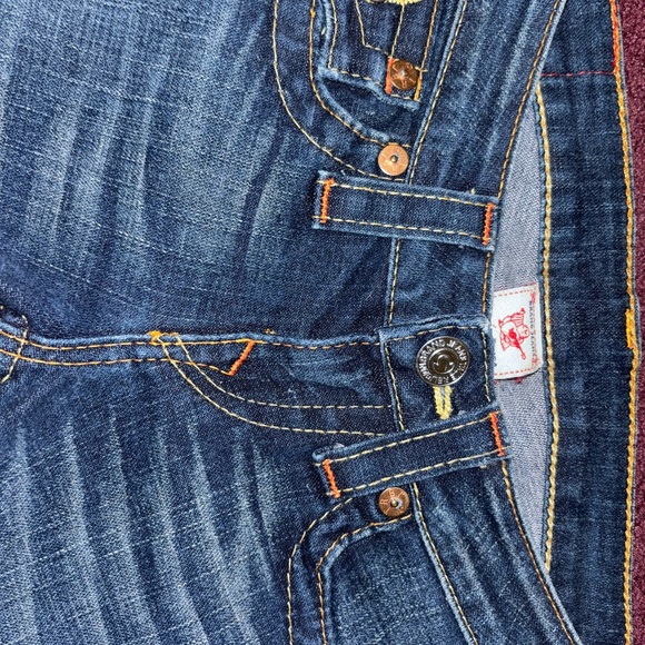 True Religion | Jeans | True Religion Blue Denim Jeans With Red Label ...